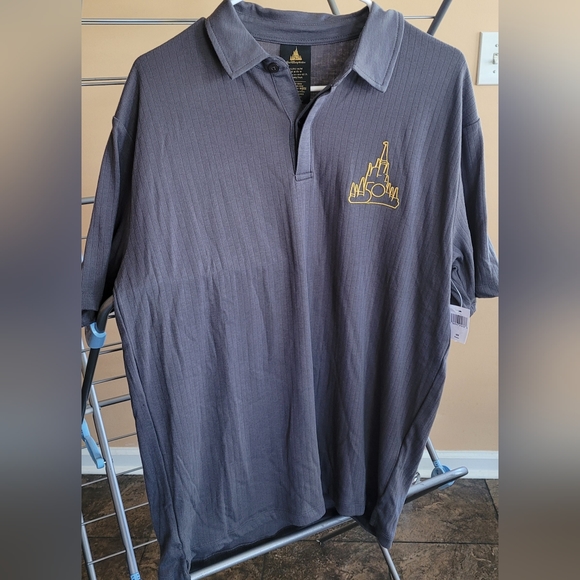 Disney | Shirts | Disney Worls 5th Anniversary Mens Polo Shirt | Poshmark